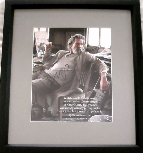 Jeff Bridges autographed signed autograph auto magazine photo custom ...