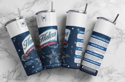 DALLAS COWBOYS FOOTBALL HATER SPRAY 20 OZ STAINLESS STEEL TUMBLER CUP ...