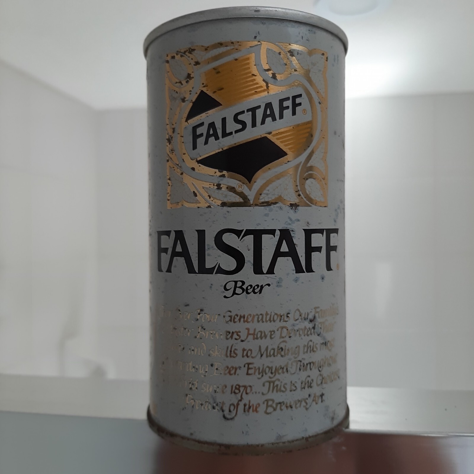 FALSTAFF STRAIGHT STEEL PULL TAB BEER CAN | eBay