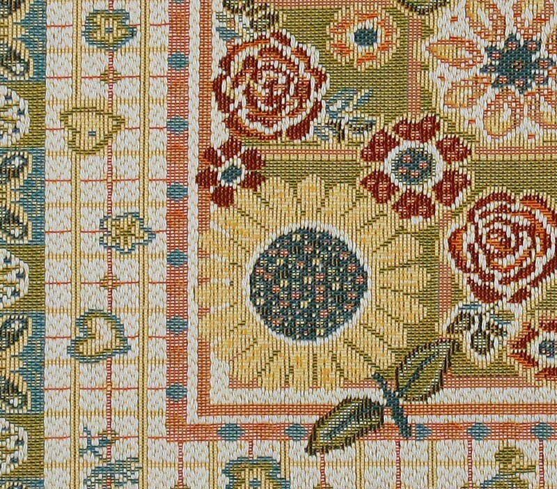 SET OF 4 DECORATIVE TAPESTRY TABLE MATS Sunflower Ornament EUROPEAN ...