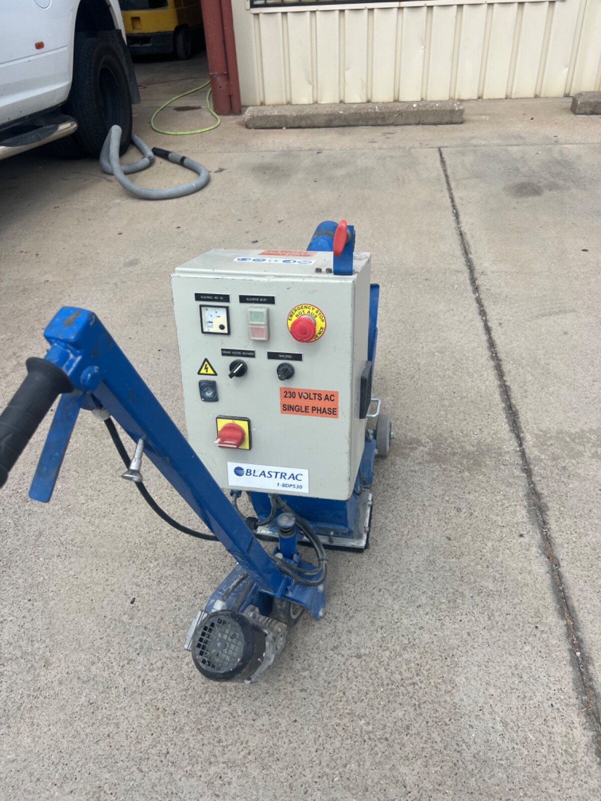 Blastrac 1-8dps30 Shot Blaster, used for coating removal, has under 480 hrs | eBay