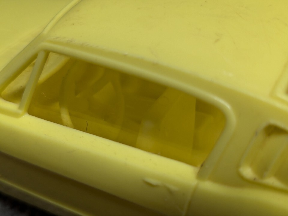 Vintage 1964 Yellow Ford Mustang Hardtop Model Promo Car 1:25 Scale | eBay