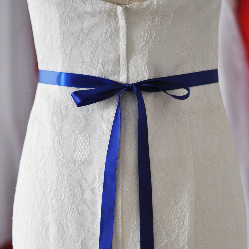 Bridal Wedding Belt Bridesmaid Dress Sash Crystal Rhinestone Ribbon ...
