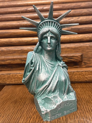 Vintage Collar art 1996 Statue Of Liberty Bust Marked Liberty New York ...