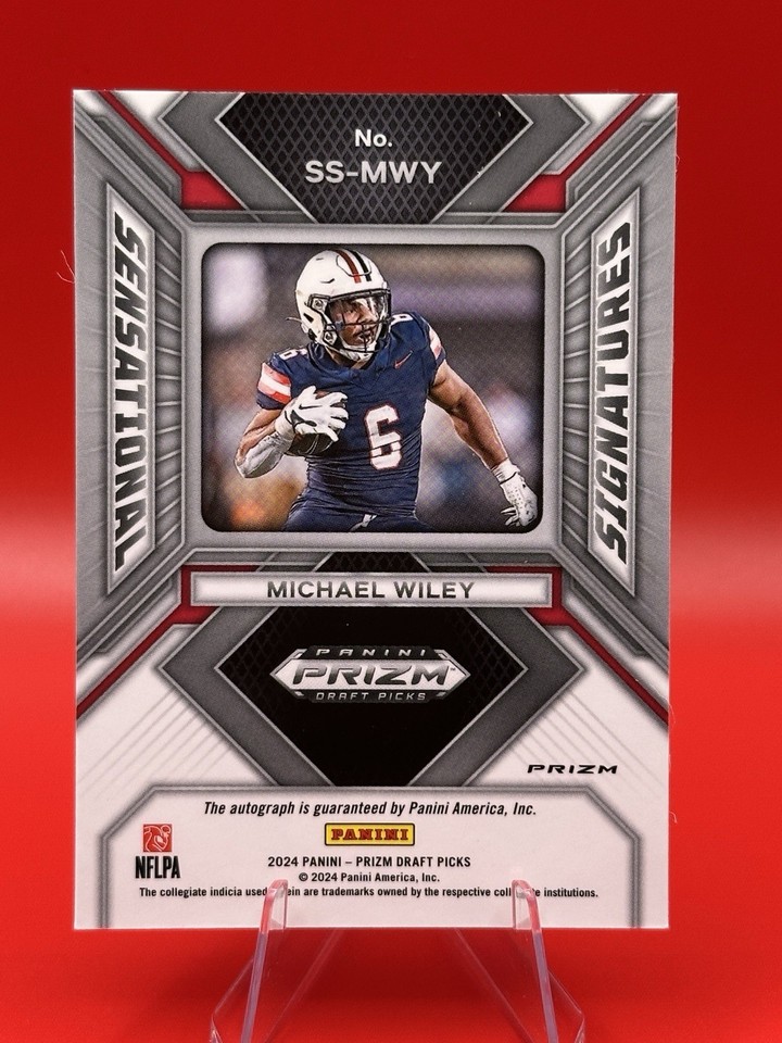 2024 Panini Prizm Draft Picks - Sensational Signatures Michael Wiley # ...