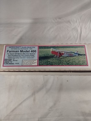 Model Airplane Kit R/C. Farman Model 400 | eBay