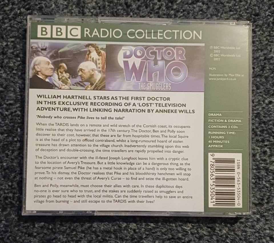 DOCTOR WHO THE SMUGGLERS original tv soundtrack Audio CD William ...