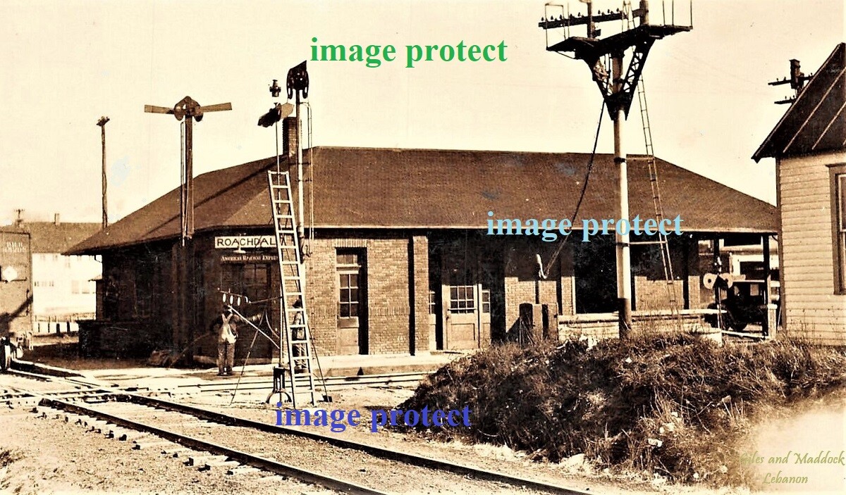 Roachdale, Indiana - Chicago, Indianapolis& Louisville Railroad Station ...