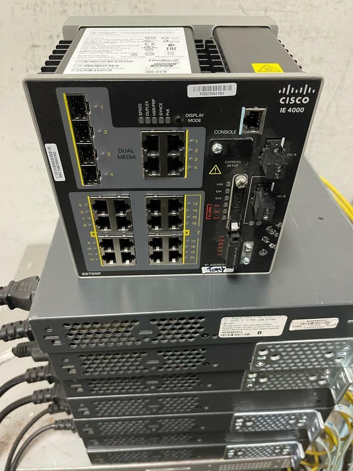 Cisco IE-4000-8GT8GP4G-E Industrial Ethernet Switch FULLY TESTED | eBay