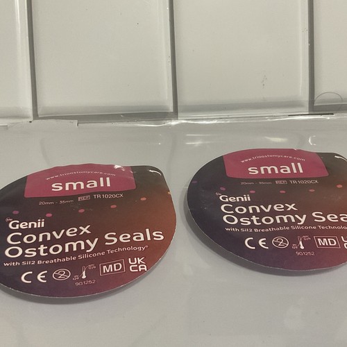 Genii OSTOMY CONVEX SEALS SMALL (20-35mm) UK (Trio Siltac) 2 Seals | eBay