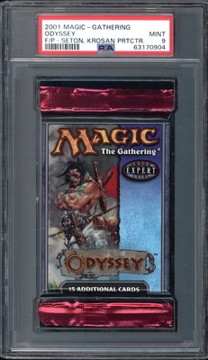 Odyssey Seton, Krosan Protector Booster Pack Graded PSA 9 MTG Magic ...