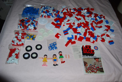 Loc Blocs Vintage Lot 70's Era 1100 + Pieces Great Condition Entex | eBay