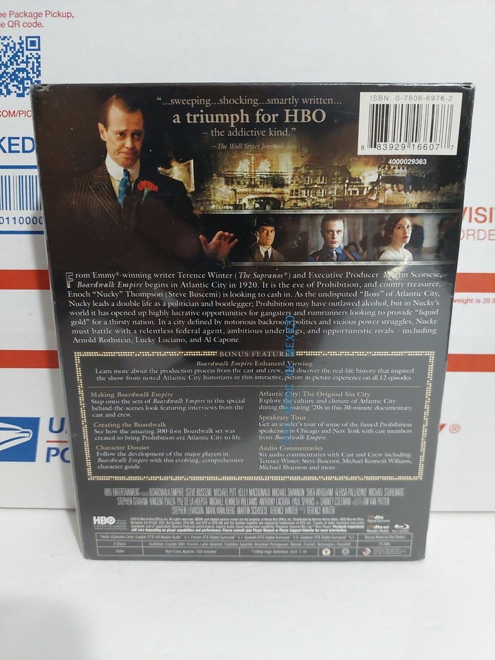 Boardwalk Empire The Complete First Season Blu-ray 5-Disc Set Nucky ...