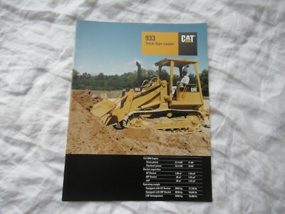 CAT Caterpillar 933 track-type loader brochure | eBay