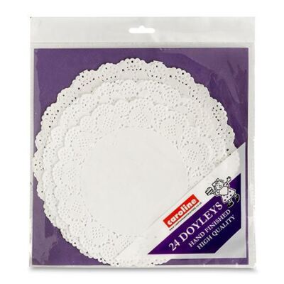 Assorted Paper Party Doilies Doily Lace Doyleys Catering Wedding Round ...