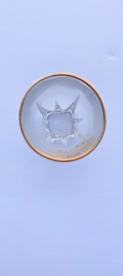 Vtg June 1953 Queen Elizabeth II Coronation Shot Glass, Crest, Gold ...