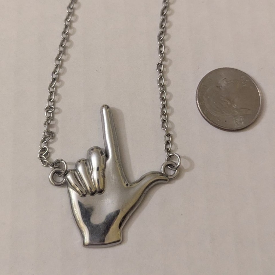 Glee Loser Hand Pendant Necklace | eBay