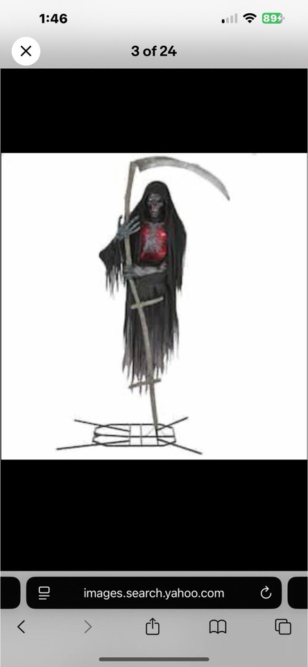NEW 12ft Giant Animated Levitating Reaper Skeleton Home Depot 7 Color ...