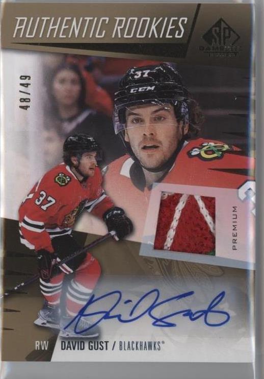 2023-24 Upper Deck SP Game Used - Authentic Rookies David Gust #258 ...