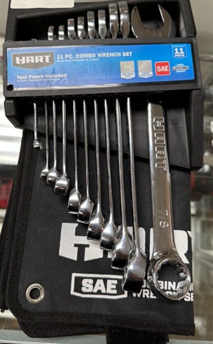 Hart 11 Piece SAE Combination Wrench Set With Pouch | eBay