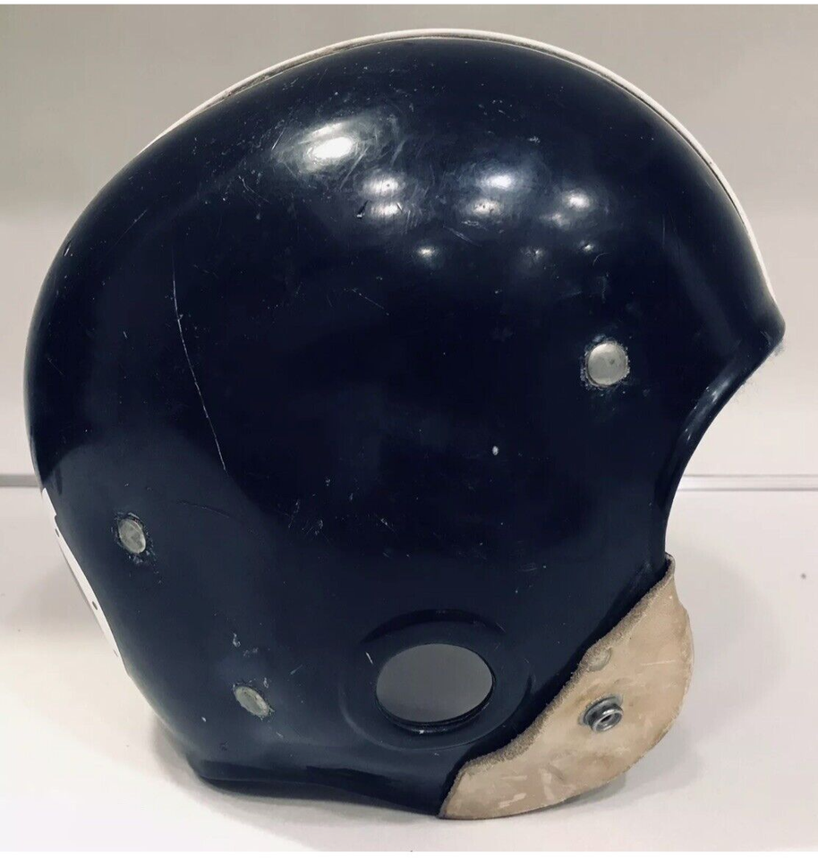 Riddell 1950s RT2 Football Helmet Blue Under Clear Shell Baltimore ...