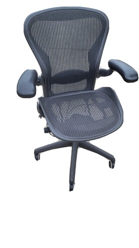 Herman Miller Aeron Mesh office chair, size B, model AE113AWB, color ...