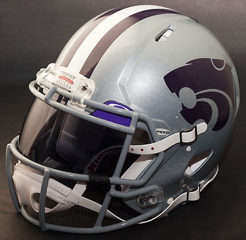 KANSAS STATE WILDCATS Authentic GAMEDAY Football Helmet w/ OAKLEY Eye ...
