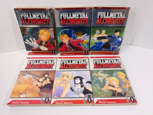 Fullmetal Alchemist Vol. 1 - 6 Graphic Novel Hiromu Arakawa Manga ...