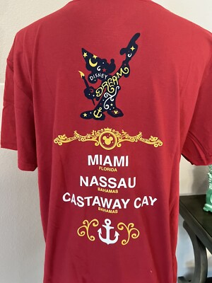 Disney Cruise Line Dream DCL Ship Itinerary Unisex T Shirt Front Back ...