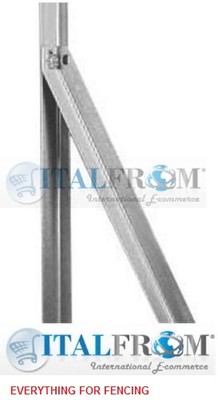 steel diagonal posts for "T" posts for wire mesh fencing 25x25mm | eBay UK
