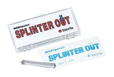 Splinter Out Sterile Patented Tri-Bevel Point (10/Box) 4 Boxes ...