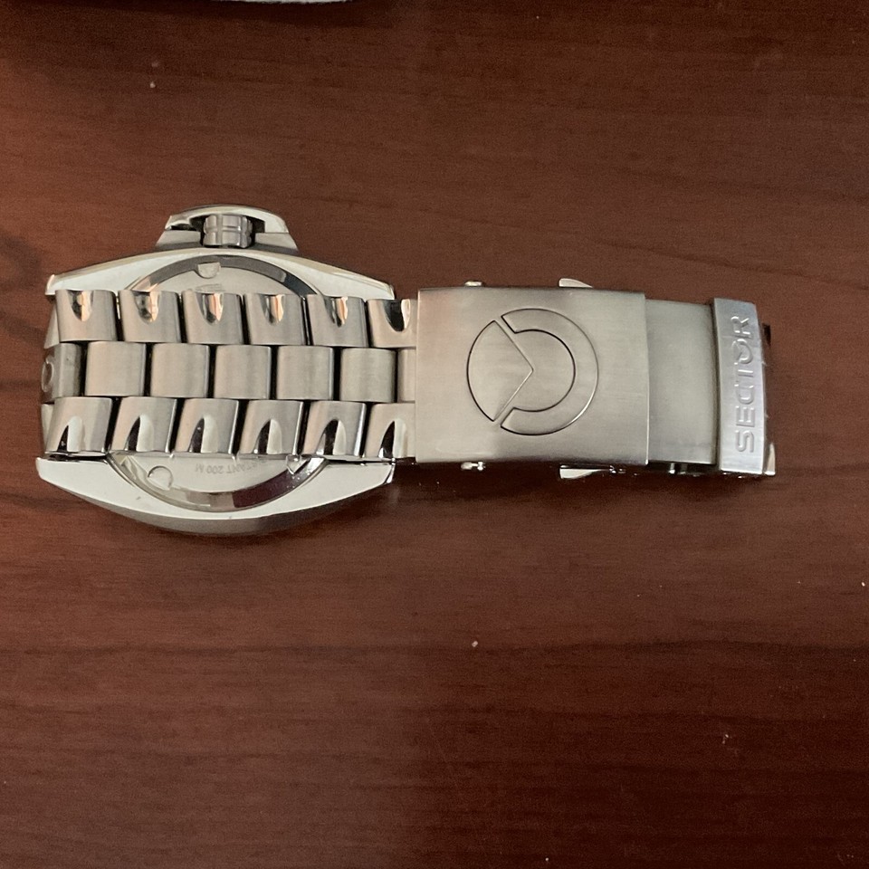 Sector 600 SS Divers Watch, Blue Dial, Completely Refurbished, Quartz ...