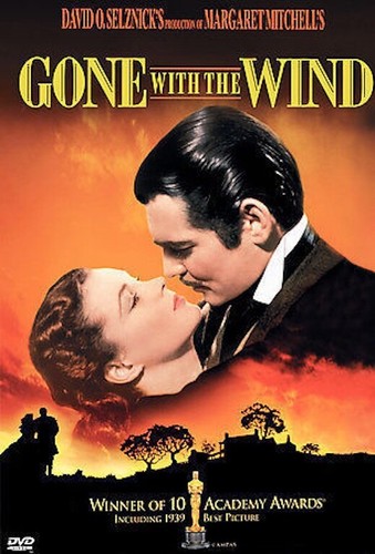 Gone With The Wind: Viven Leigh Clark Gable (DVD, Full Screen, Drama ...