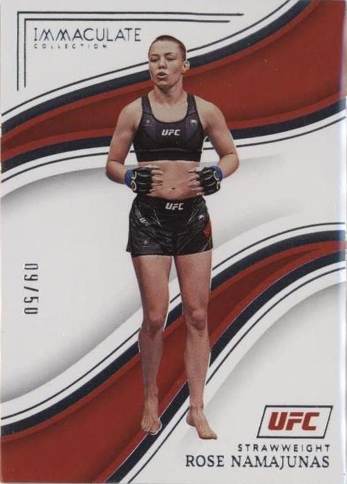 2023 Panini Immaculate Collection UFC - Rose Namajunas #14 /50 for sale ...