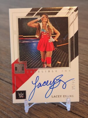 2022 Panini Impeccable WWE - Indelible Ink Lacey Evans #IN-LEV 24/99 ...