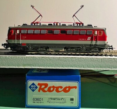 HO ROCO 63601 OBB AUSTRIAN 1142 591-5 ELECTRIC LOCOMOTIVE | eBay