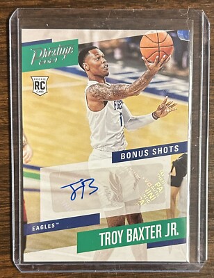Troy Baxter Jr Autograph Auto RC Rookie Prestige 2021 Panini # PBTBJ ...