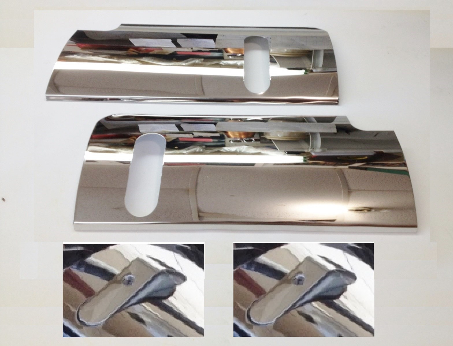 Corvette C5 1997-2004 Stainless 4 Pc RADIATOR SHROUD COVER engine ...