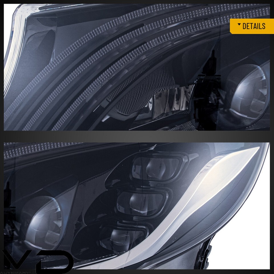 For 2016-2023 Mercedez Benz Metris Pair LED Projector Headlights w/DRL ...