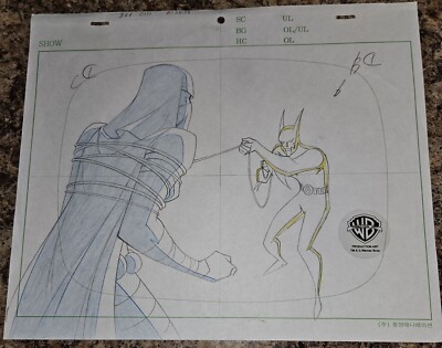 Batman Beyond Animated Series Full Figure Original Drawing Touch of ...