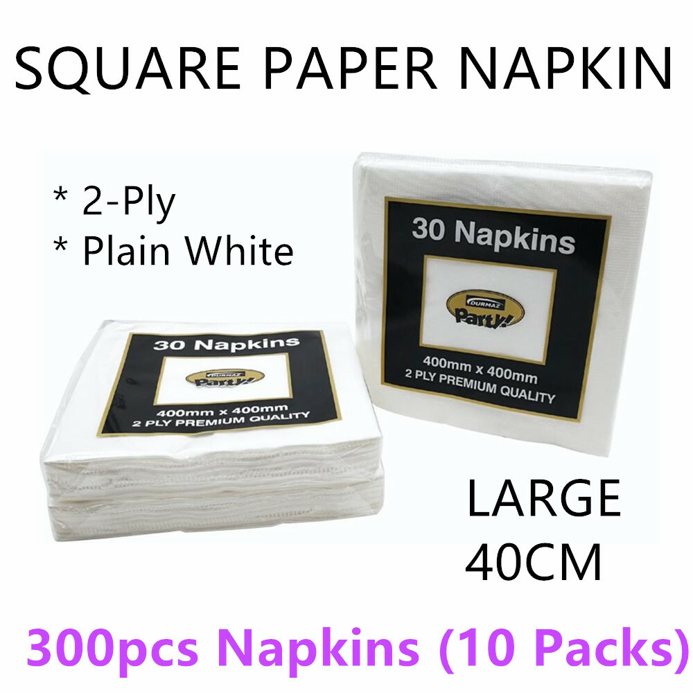 300pcs Large Paper Napkins Dinner Serviettes Kitchen Hand Towel Wipes ...