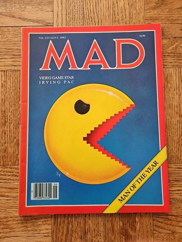 Mad Magazine « Homme de l'année » Pac-Man No. 233 septembre 1982 Numéro ...