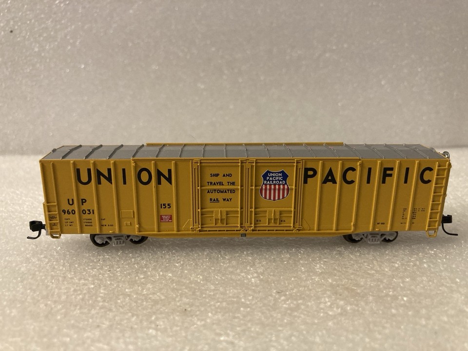 Athearn N Scale 60’ Double Door Auto Parts Box Car UP 960031 (8661-B6613-1) | eBay