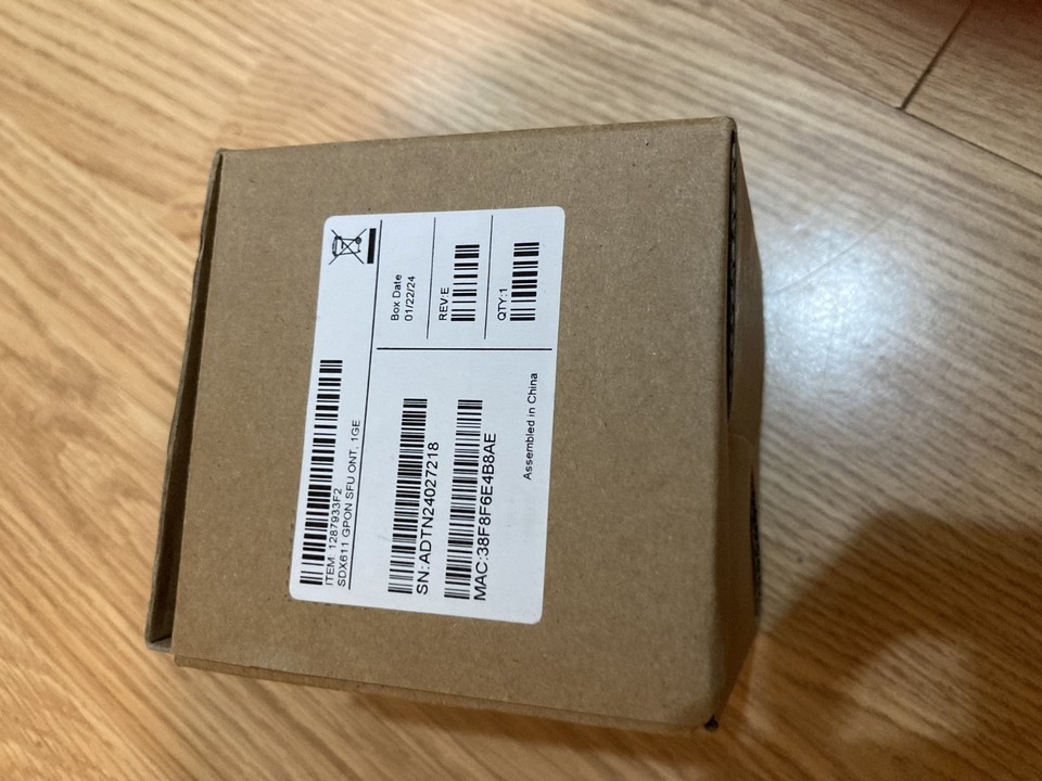 ADTRAN SDX611 1287933F1 GPON ONT OPTICAL NETWORK TERMINAL open box used ...