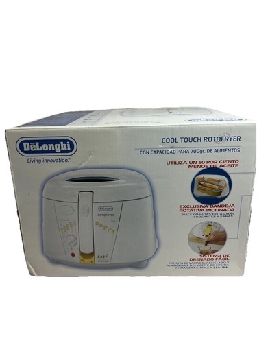 Delonghi Roto Fryer Model D882-UX Cool Touch Low Oil Electric Rotofryer ...