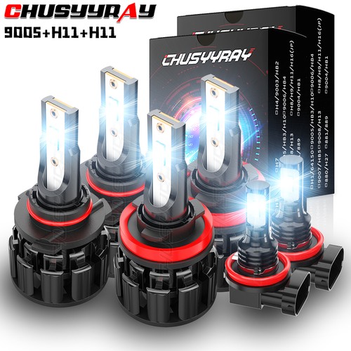 For Chevrolet Sonic 2012-2016 6x LED Headlight High Low Beam + Fog ...