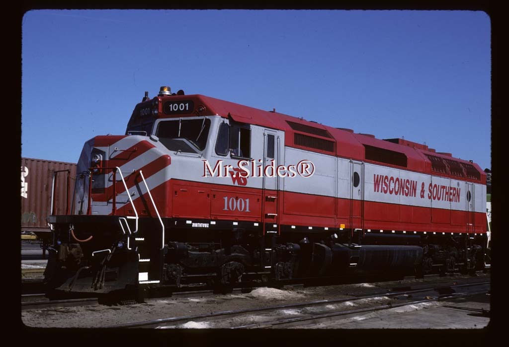 Original Slide WSOR Wisconsin Southern Clean Paint F45 1001 In 1993 At ...