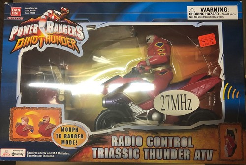 Power Rangers Dino Thunder Triassic Thunder ATV Cycle Radio Control ...