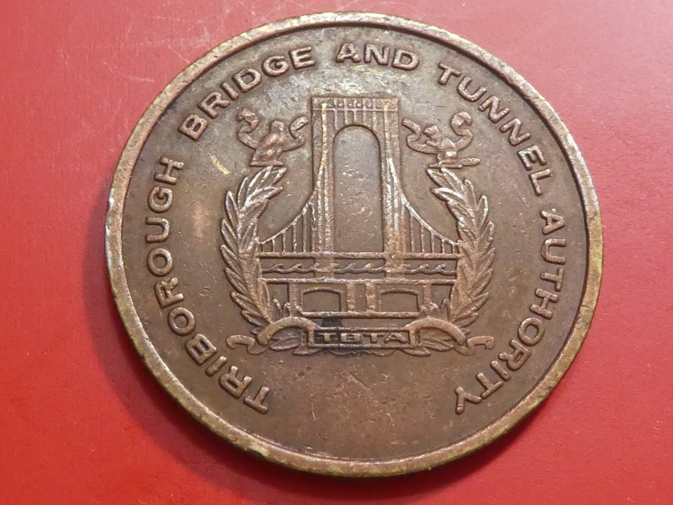 TRIBOROUGH BRIDGE AND TUNNEL NEW YORK AUTHORITY TOKEN | eBay