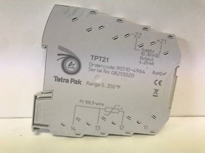 GUARANTEED GOOD USED! TETRA PAK 0-350F TRANSMITTER TPT21 | eBay
